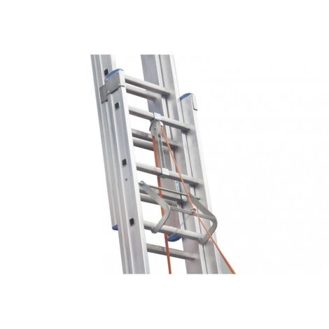 Echelle coulissante à corde professionnelle 3 plans 3x14 échelons 10m ...
