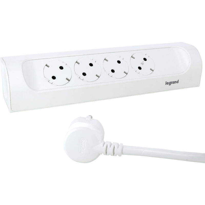 BASE MULTIPLE ELEC ANGULO CORNER REVOLUTION LEGRAND BL 4X2P+