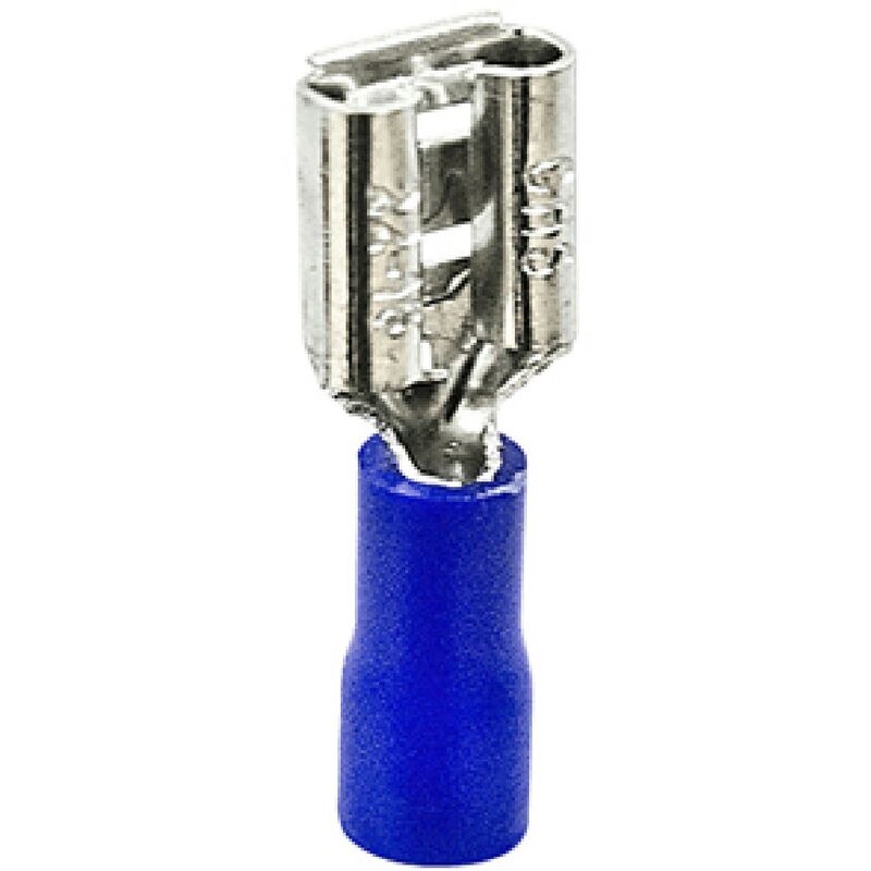 TERMINAL ELEC AZUL FASTON HEMBRA AZ HEPOLUZ 10 PZ