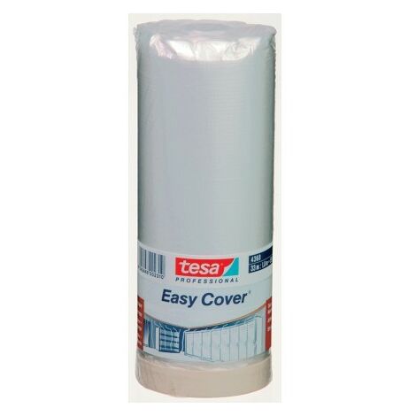PLASTICO PROTECTOR CON CINTA ADHESIVA EASY COVER 33 M X 1400