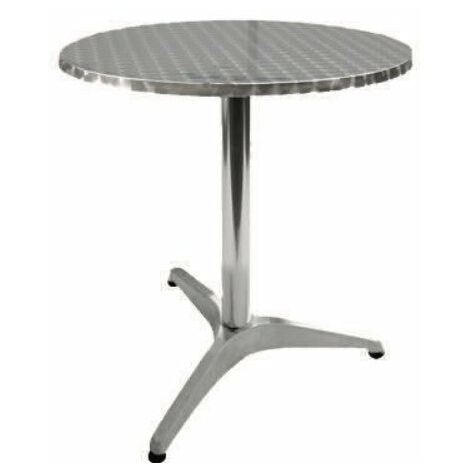Tavolo Bar bistrot in alluminio rotondo piano cm 60 Garden Deluxe ...