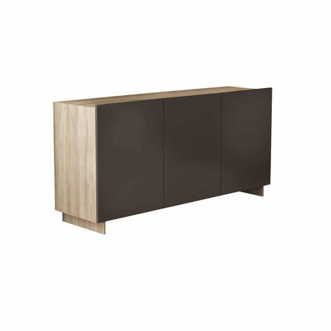 Credenza mobiletto da soggiorno a 3 ante in legno nobilitato bilaminato ...