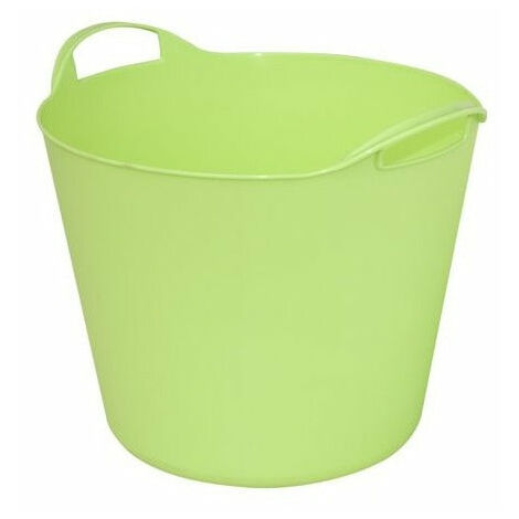 Secchio raccogli tutto flexbag in plastica morbida color verde chiaro ...