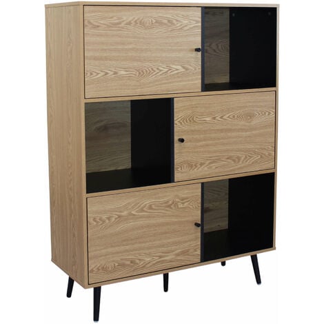 Mobile credenza da interno soggiorno in legno nobilitato bilaminato con ...