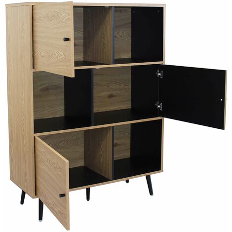 Mobile credenza da interno soggiorno in legno nobilitato bilaminato con ...