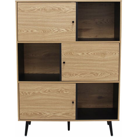 Mobile credenza da interno soggiorno in legno nobilitato bilaminato con ...