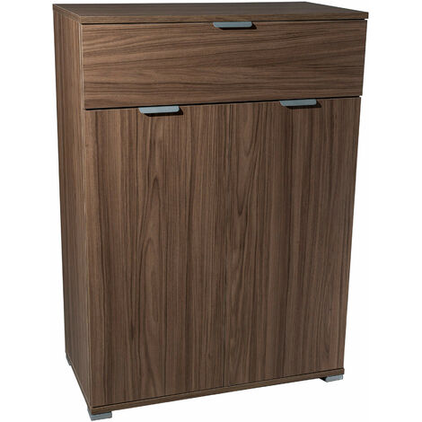 Mobiletto da ingresso in nobilitato bilaminato con 1 cassetto e 2 ante ...