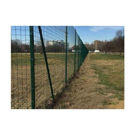 Rete elettrosaldata per recinzioni animali zincata e plastificata verde ...