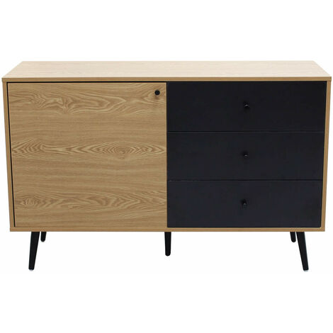 Mobile madia credenza da interno camera da letto in legno nobilitato ...