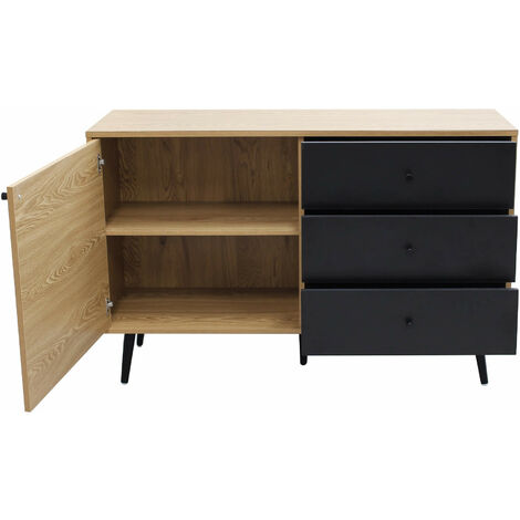 Mobile madia credenza da interno camera da letto in legno nobilitato ...
