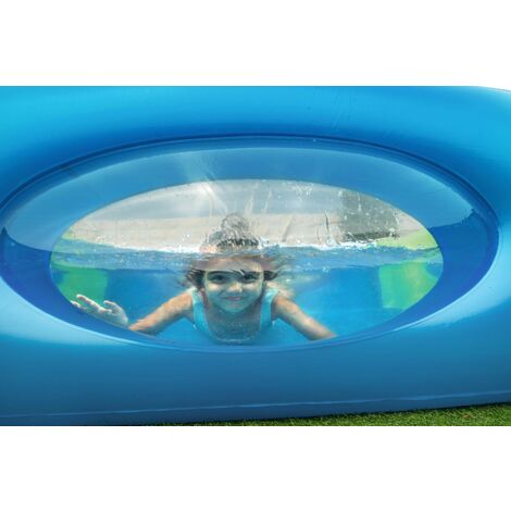 Piscina gonfiabile quadrata con oblò Window BestWay 51132