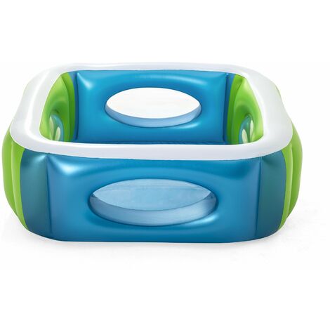 Piscina gonfiabile quadrata con oblò Window BestWay 51132
