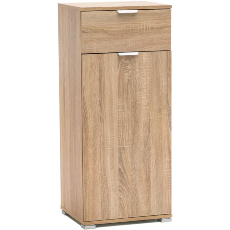 Mobiletto da interno 1 anta e 1 cassetto in nobilitato bilaminato Linea ...