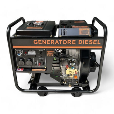 Gruppo elettrogeno generatore di corrente motore diesel 5000 watt ...