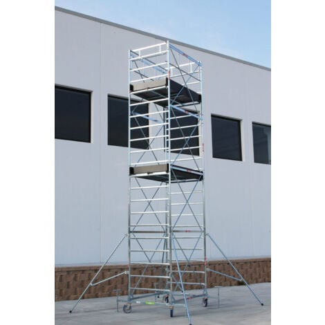 Ponteggio a ponte professionale trabattello System 120X200 in acciaio ...