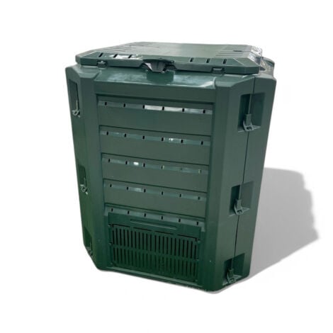 Compostiera da giardino in polipropilene verde 380 litri facile ...