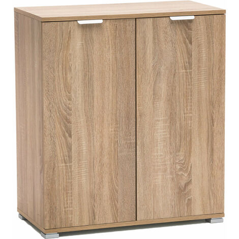 Mobiletto da interno a 2 ante con 3 ripiani in nobilitato bilaminato ...