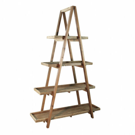 Libreria scaffale minimal da interno salotto a 4 ripiani con struttura ...