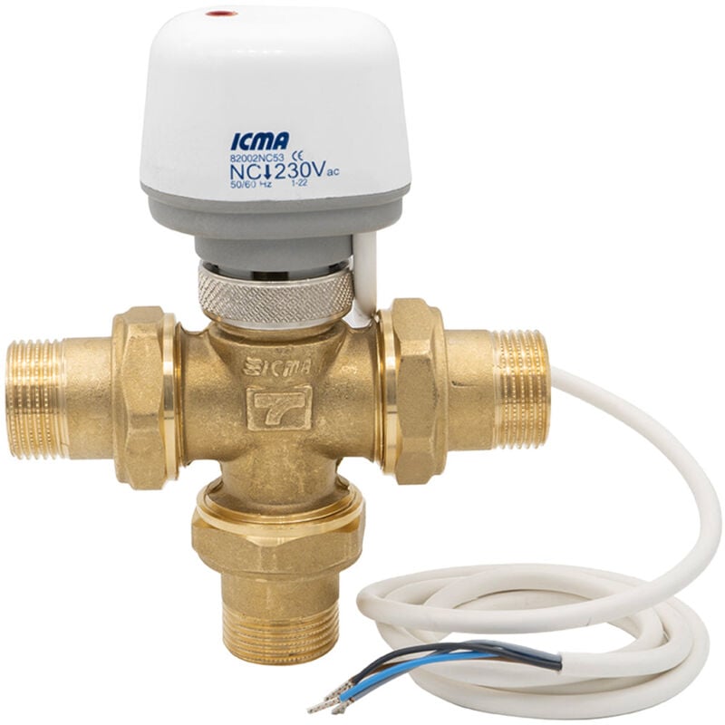 Vanne de zone à 3 voies "Mod. 321" Icma 3/4"