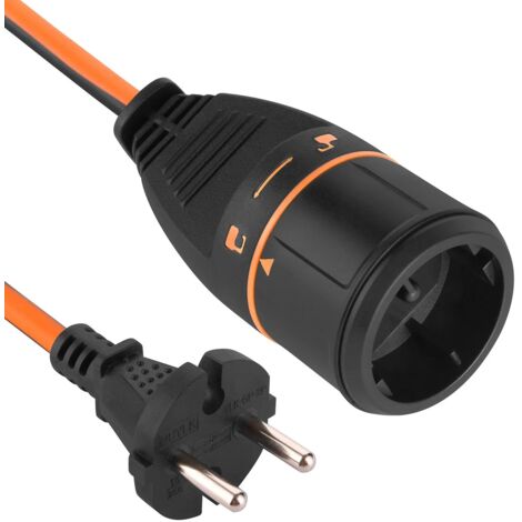 Extension électrique Schuko avec bloc manuel et système d'électral ...