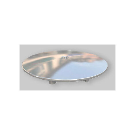 Cache Chromé pour Bonde de Douche Trou Ø 90 Trou 90 mm