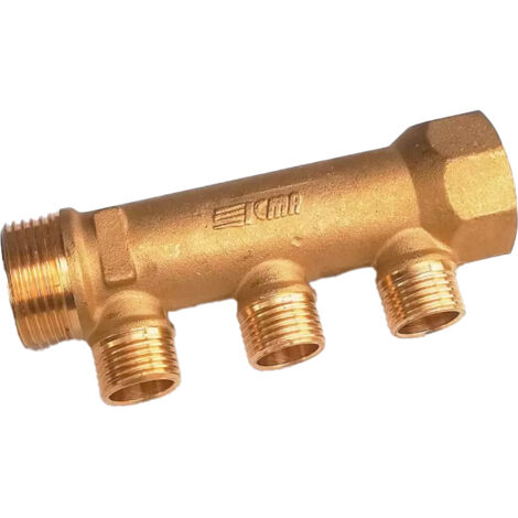 Collecteur Linéaire Mâle/Femelle 1" Icma 3 Voies 3/4"