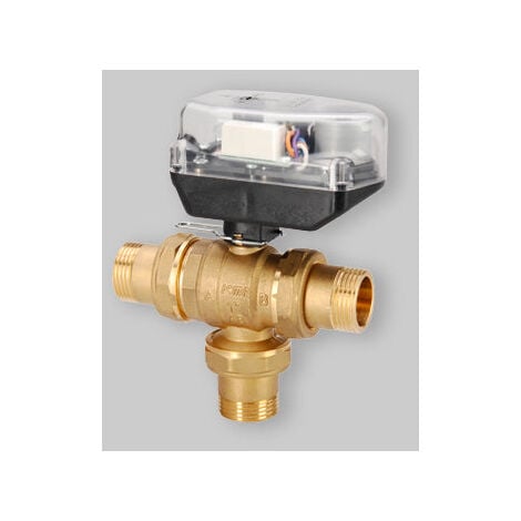 Vanne de zone à bille motorisée à 3 voies Icma 1"1/4 - 230 Volts