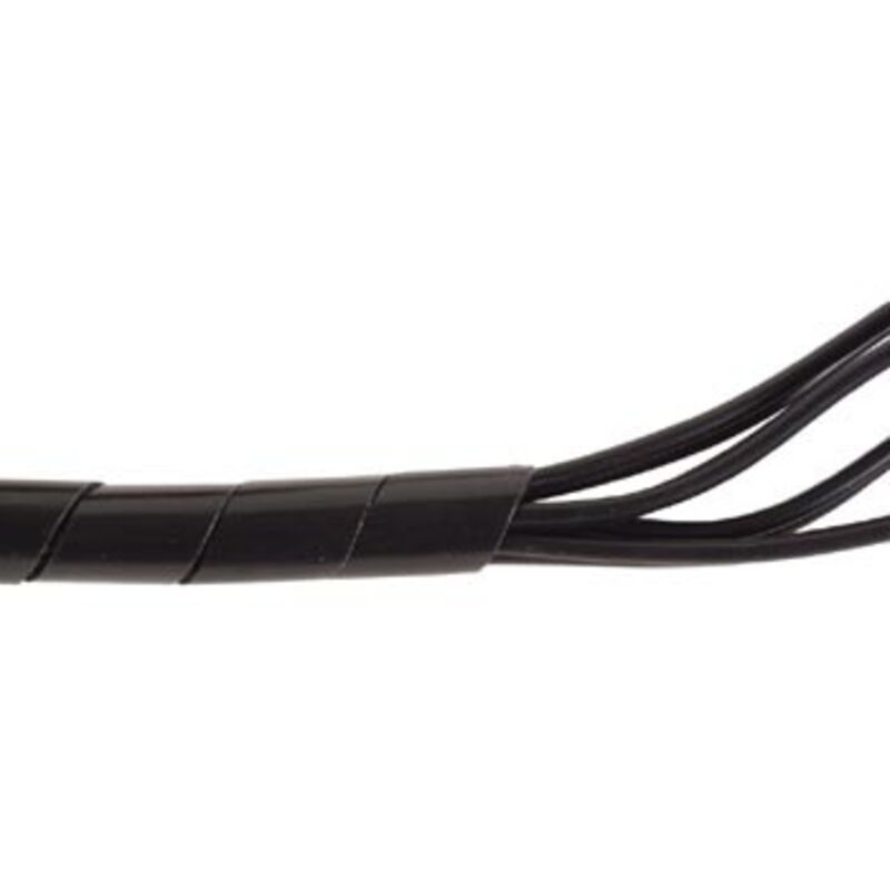 GAINE CACHE-FILS SPIRALEE 10M Ø9MM (NOIR) MOUNTING MATERIALS SW09B