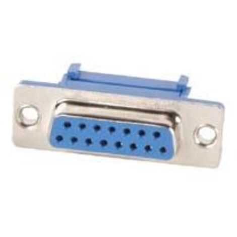CONNECTEUR SUB-D FEMELLE 15 BROCHES POUR CABLE NAPPE CC057 RI1610