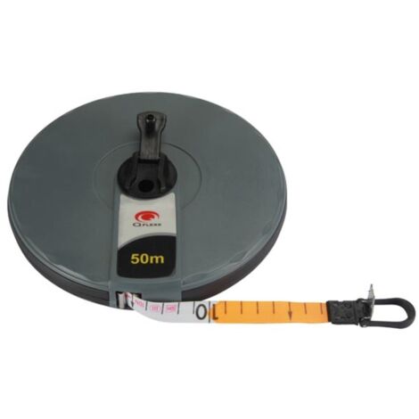 DECAMETRE - RUBAN FIBRE DE VERRE - BOITIER ABS - 50 m WM10050 RI7325