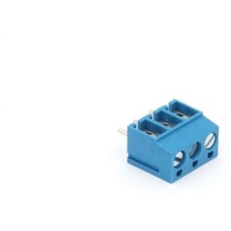 BORNIER A VIS, 3 POLES, BLEU