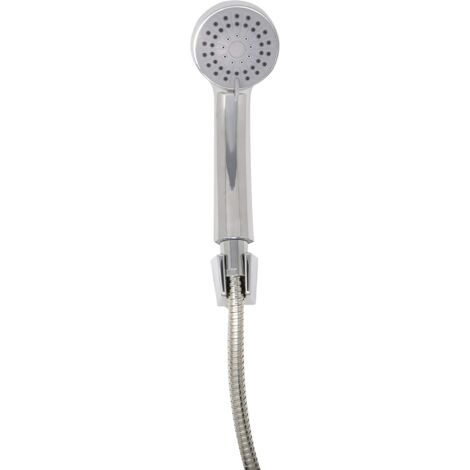Croydex 3 Settings Shower Head Handset with Bracket, Multifunction - Amalfi