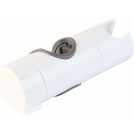 Croydex Universal White Shower Riser Rail Slider