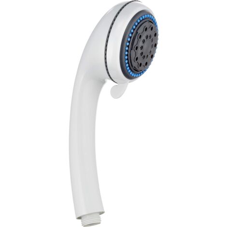 Croydex Three Function Shower Handset, Multi Function Head - White
