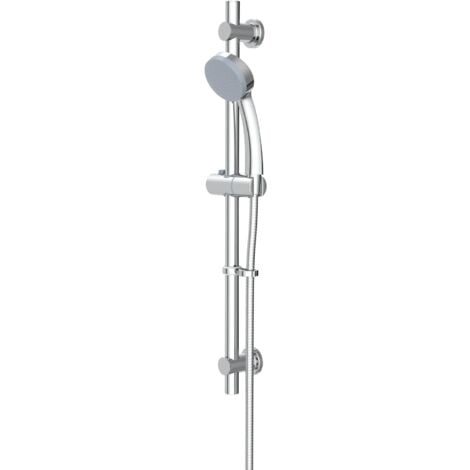 Croydex Presion Full Chrome Shower Set, Pressure Boost, Riser Rail Hose ...
