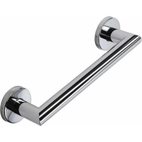 Croydex Straight Chrome Grab Bar Hand Rail, Stainless Steel Shower ...