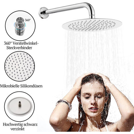 Unterputz Duschsäule, SDLOGAL, Duschsysteme mit 10 Zoll Rundkopf ...