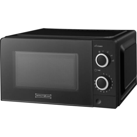 Micro-ondes 20L 700W Noir Royalty Line RLMWO3818-BLK