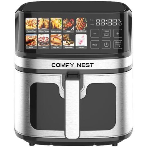 Friteuse à air chaud Air fryer avec écran digital 8L 1700W Comfy Nest CN06160