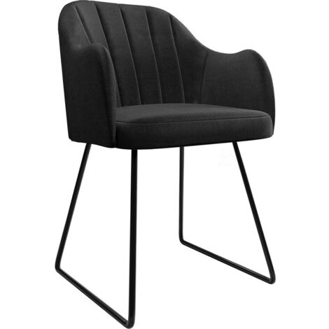 Sedia Comfivo 102, Magic Velvet 2219, 78x46x56cm, Arazzo, Metallico