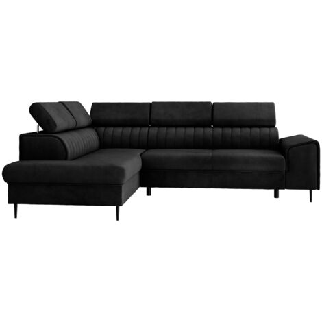 Divano angolare Comfivo 446, Magic Velvet 2219, Con, 276x206x81cm, 0