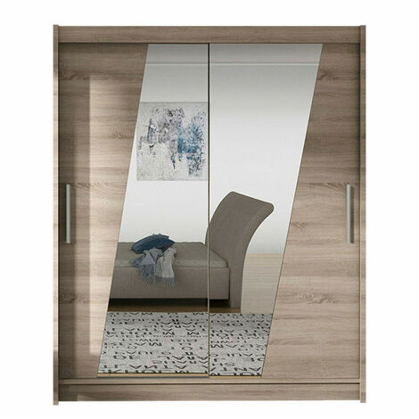 Armadio Closico 155, Tartufo quercia, 200x150x58cm, Porte armadi ...