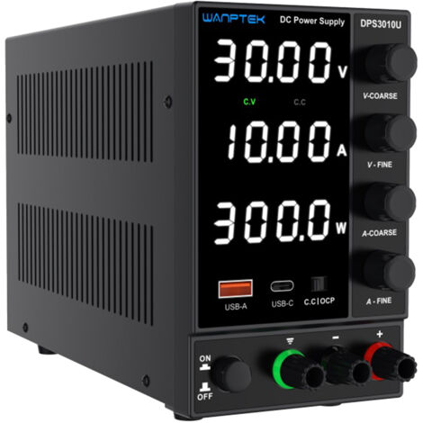WANPTEK DPS3010U 0-30V 0-10A 300W alimentation à découpage cc affichage ...