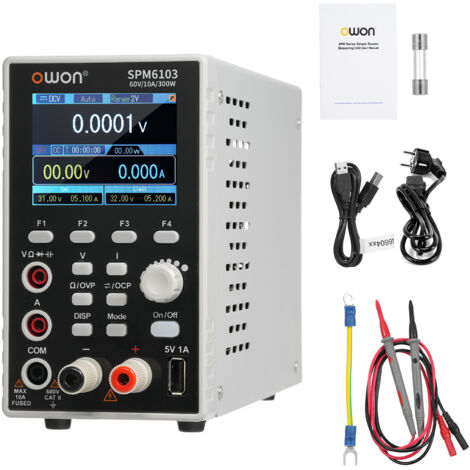 OWON SPM6103 Programmable Lab Power Supply (0-60V 0-10A) 300W Bench DC Power Supply with ...