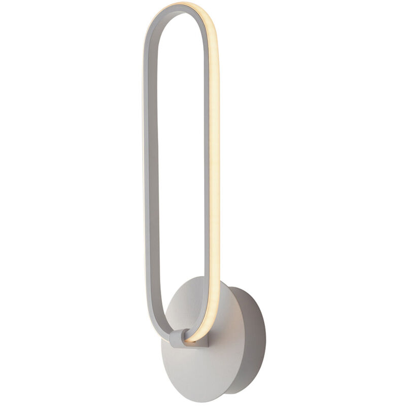 "Applique LED INFINITY in alluminio bianco 12.5W 4000K (luce naturale)"