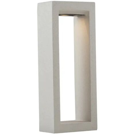 Paletto per esterno MASAI in cemento bianco 51 cm. (1xR7S) IP65