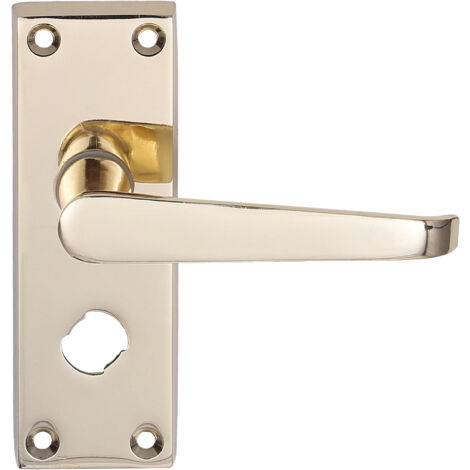 Victorian Privacy Straight Lock Brass
