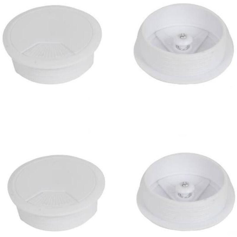 4 pz passacavo scrivania tappo passacavi tavolo mm 60 bianco passa cavi ...
