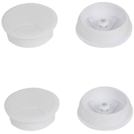 4 pz passacavo scrivania tappo passacavi tavolo mm 60 bianco passa cavi ...