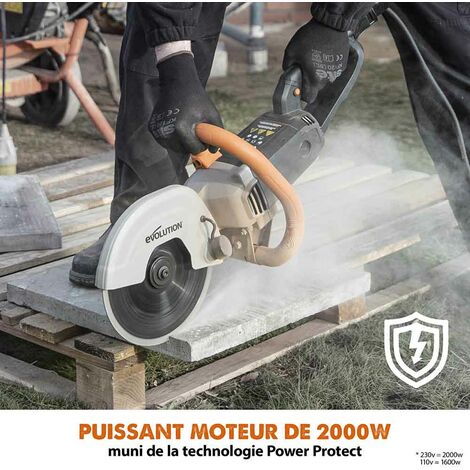 Disqueuse à béton 230mm Evolution R230DCT avec lame diamant